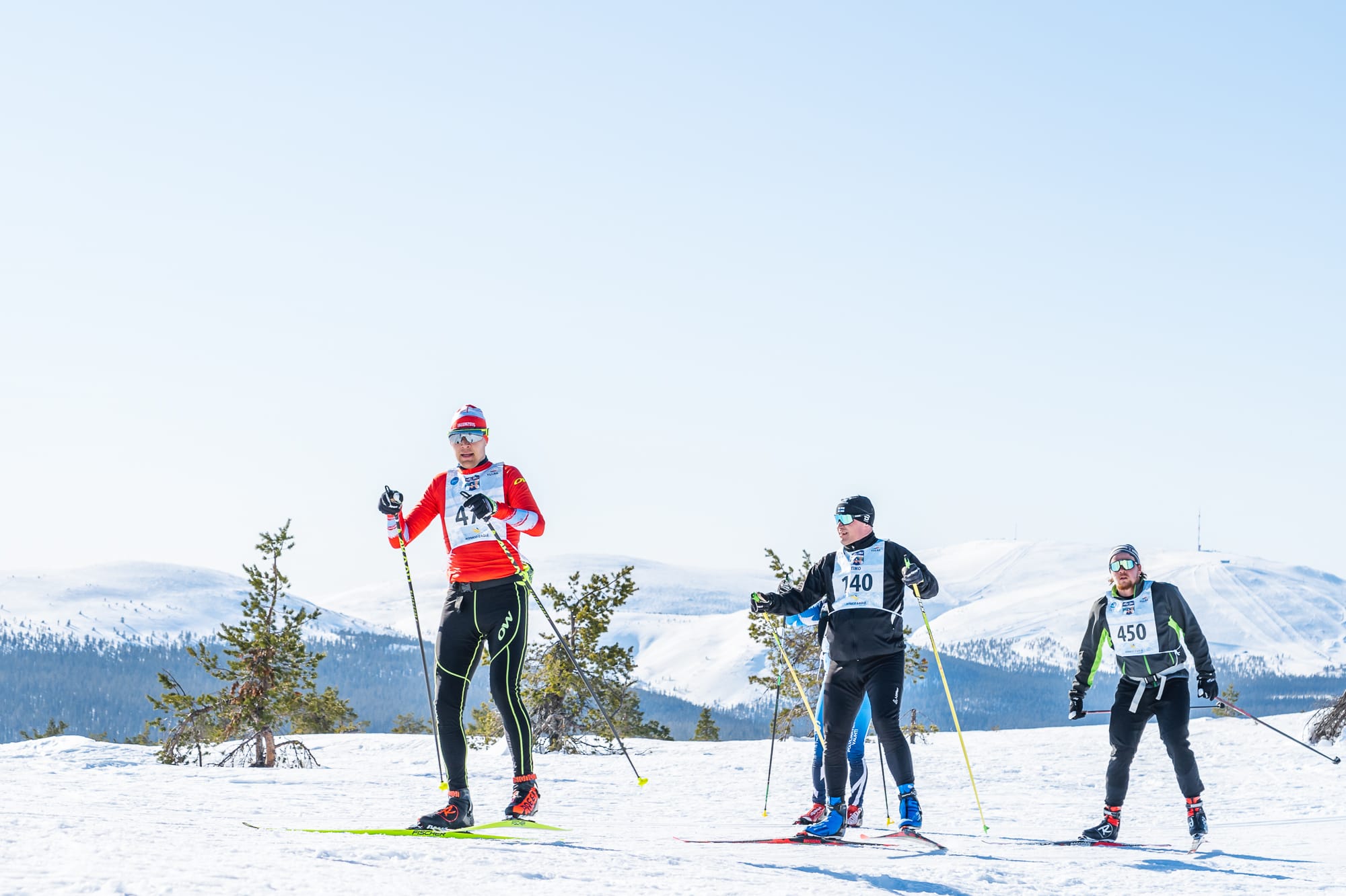 Ylläs-Levi Hiihdon aiheuttamat muutokset ulkoilureiteillä ja liikenteessä - Ylläs-Levi hiihto